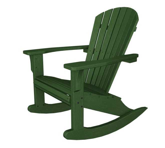 Seashell Rocker - Recycled Outdoor Furniture - SHR22